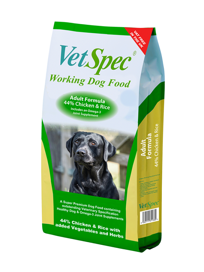 VetSpec Working Dog Adult Formula - Chicken and Rice